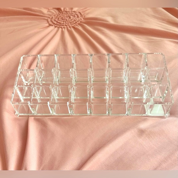 The Container Store | Makeup | Clear Square Organizer Tray ...